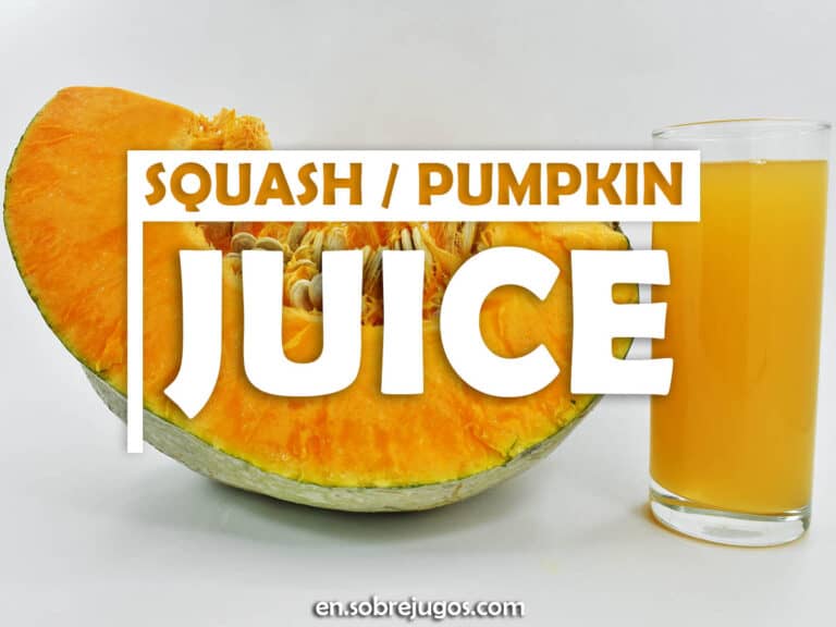 Squash Juice: Recipe and Benefits